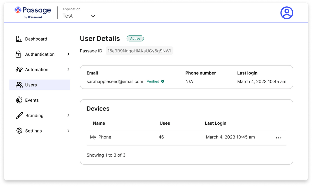 Passwordless identity platform powered by passkeys | Passkey Complete | Passage by 1Password